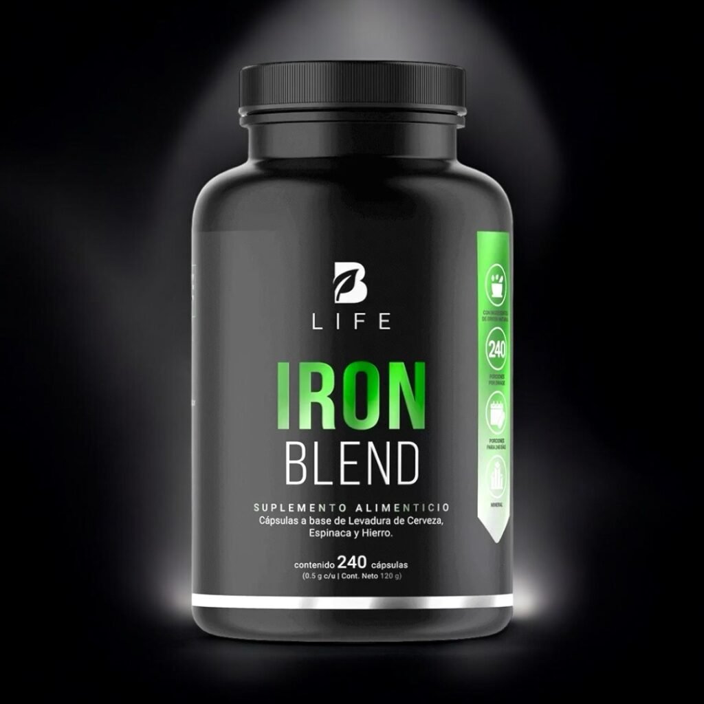 Vitaminas B Life Iron Blend 240 Cápsulas
